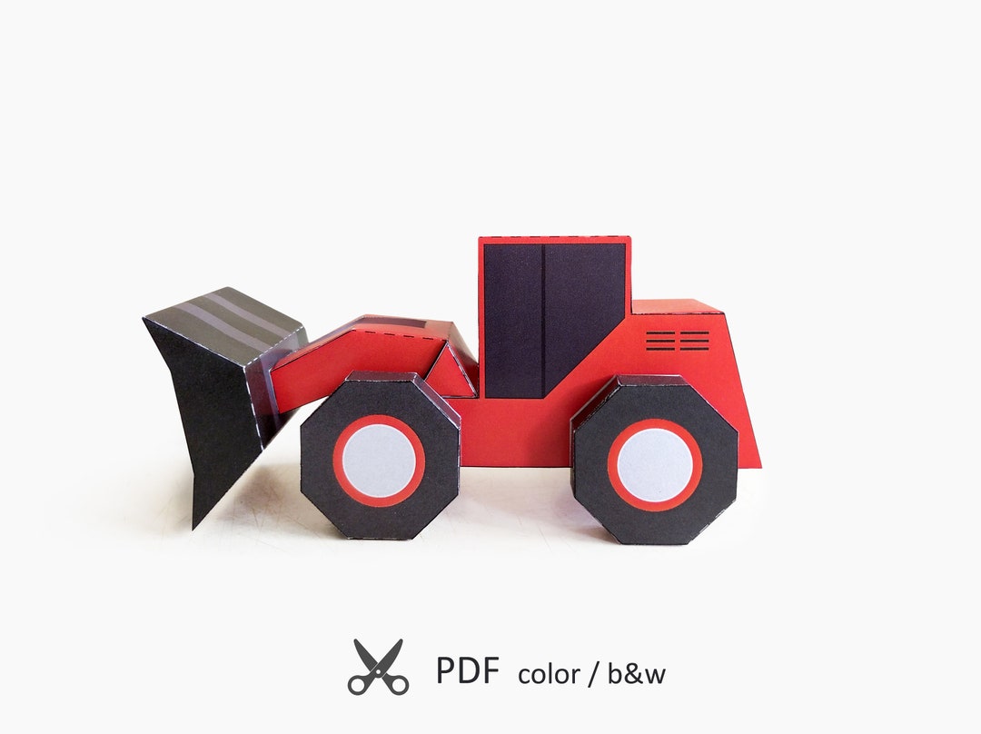 Papercraft Toy Loader. Printable Template - Etsy