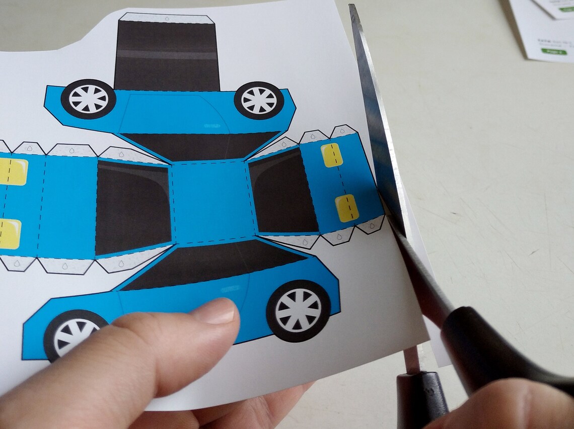 Paper Cars and Motorbikes. Printable Toys of Vehicles for Kids - Etsy ...