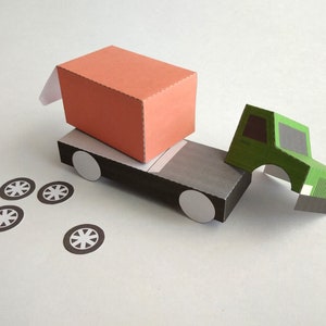 TRUCK Type C. Paper Toy / Gift Box - Etsy