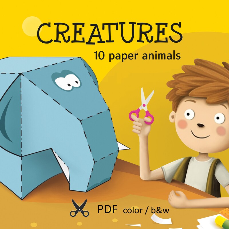 Paper Toy - Etsy