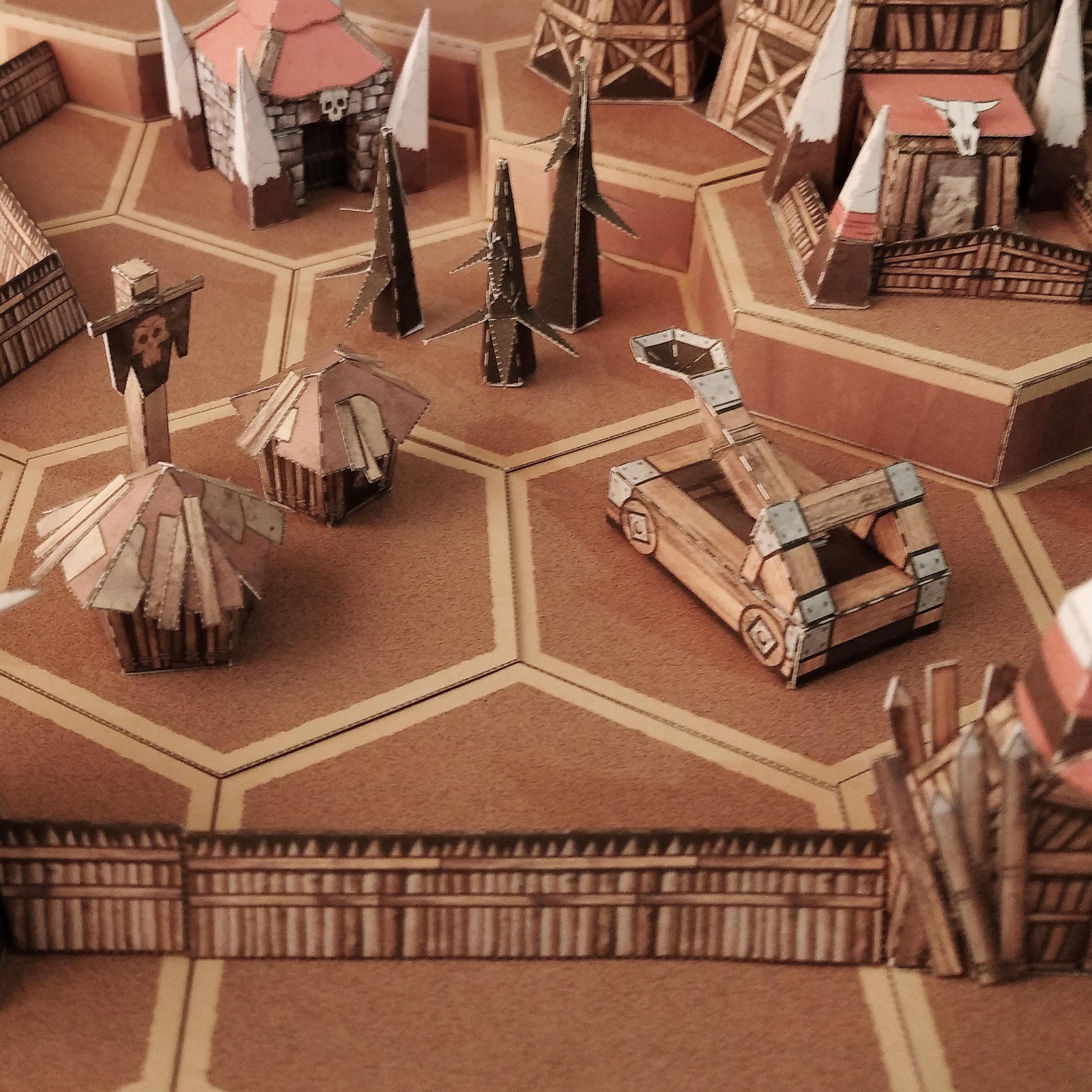 Orc Camp. Paper Miniature PDF Templates for Paper Crafts and Games - Etsy