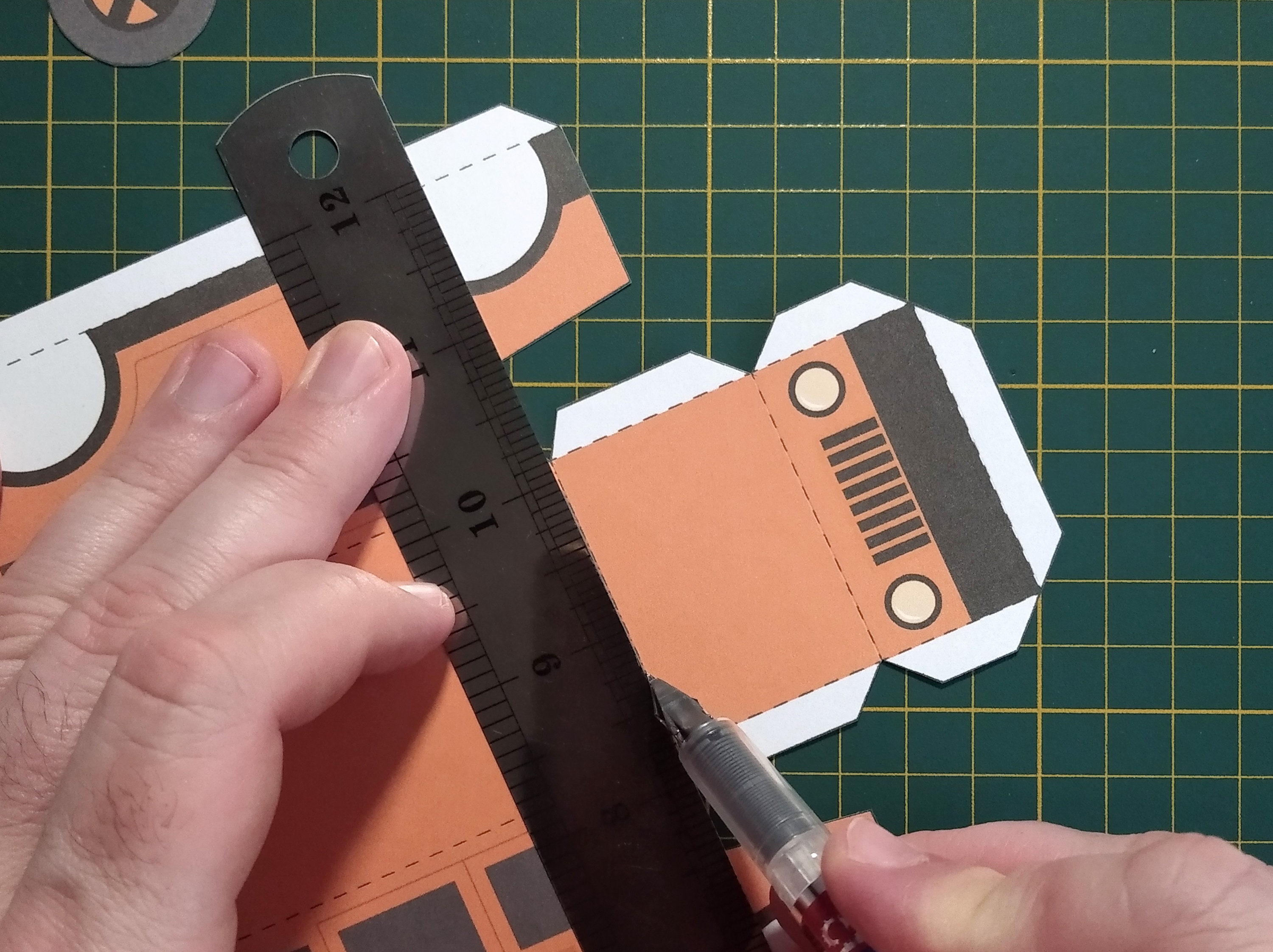 CAR Type B. Paper Toy or Gift Box PDF Templates - Etsy