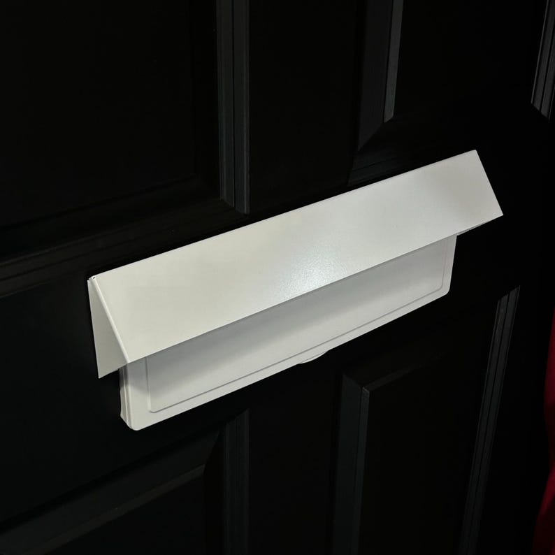 Magflap ™ Letterbox Security Cowl. Simply Screw on to Fit to Wood and ...