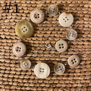 Fairycore Vintage Button Choker - Etsy