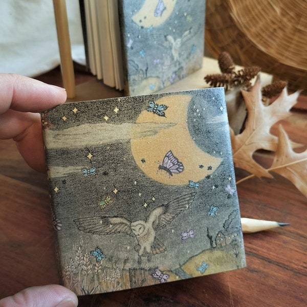 Metallic Bookmark Moon Owl Bees Handmade Luxury Bookmark Book Lovers ...