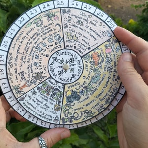 Moon Gardening Calendar • Planting by the Moon Pocket Lunar Calendar ...