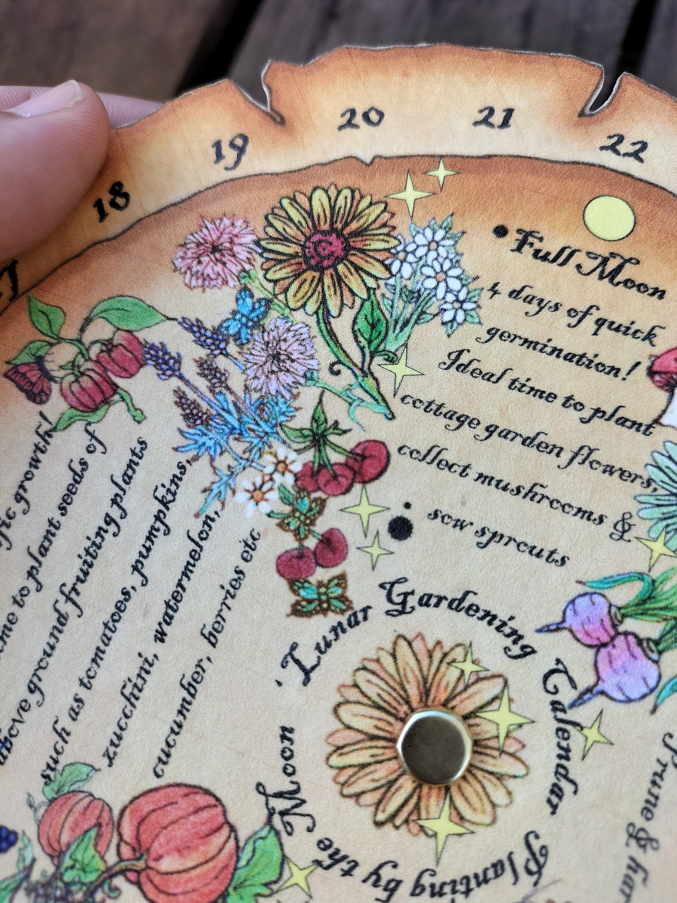 Moon Gardening Calendar • Planting by the Moon Pocket Lunar Calendar ...