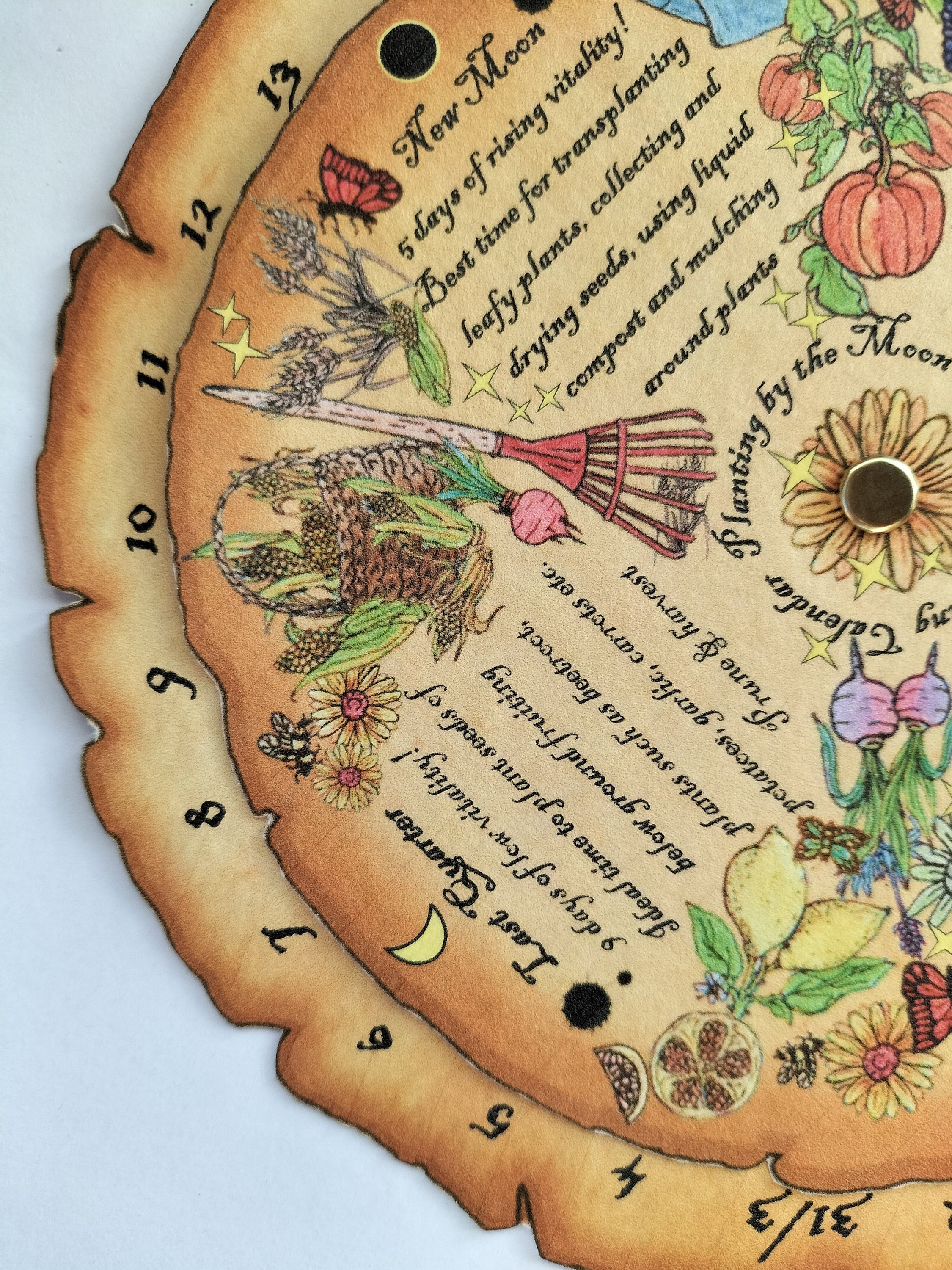 Moon Gardening Calendar • Planting by the Moon Pocket Lunar Calendar ...