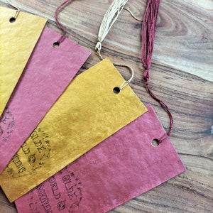 Metallic Bookmark Moon Owl Bees Handmade Luxury Bookmark Book Lovers ...