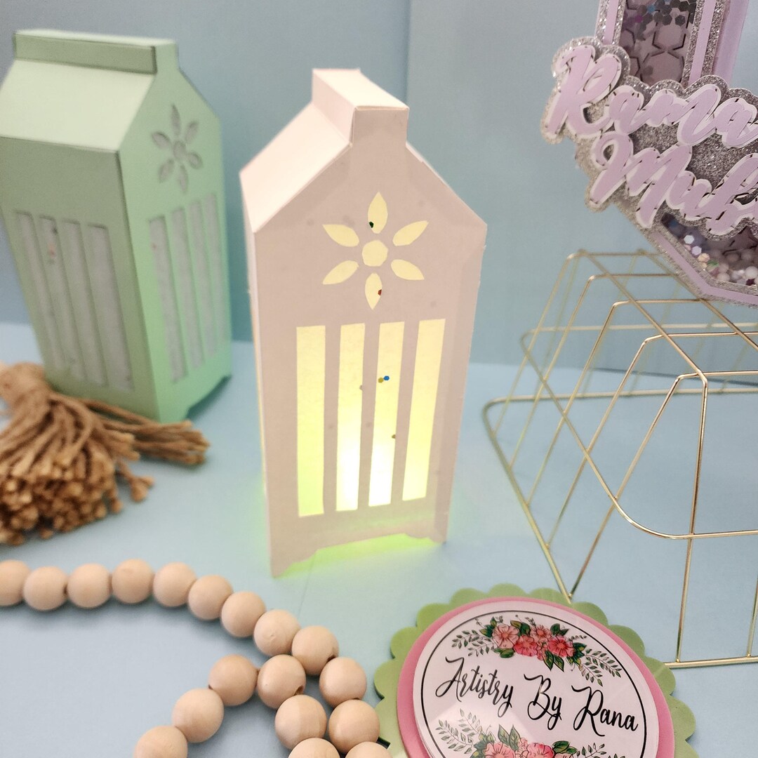 3D Printable Lantern Print and Cut | DIY Home Decor, Kids Activity (PDF ...