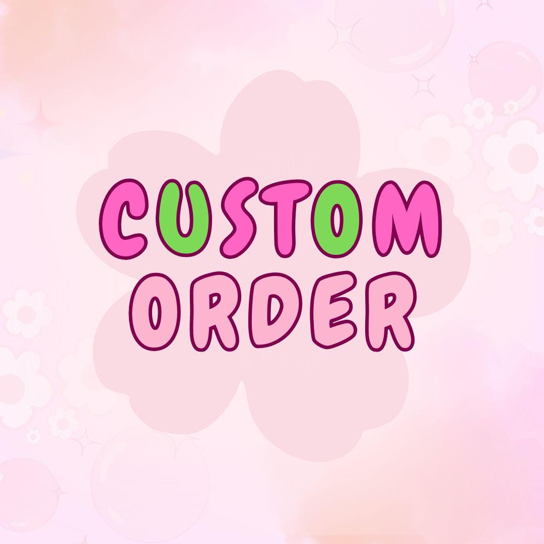 Custom Order Request for New Design - Etsy