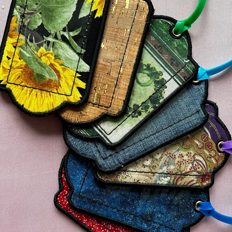 Fabric Luggage Tag - Etsy