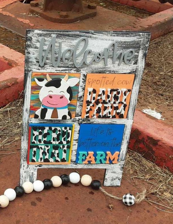 Cow Ladder Tiles - Etsy