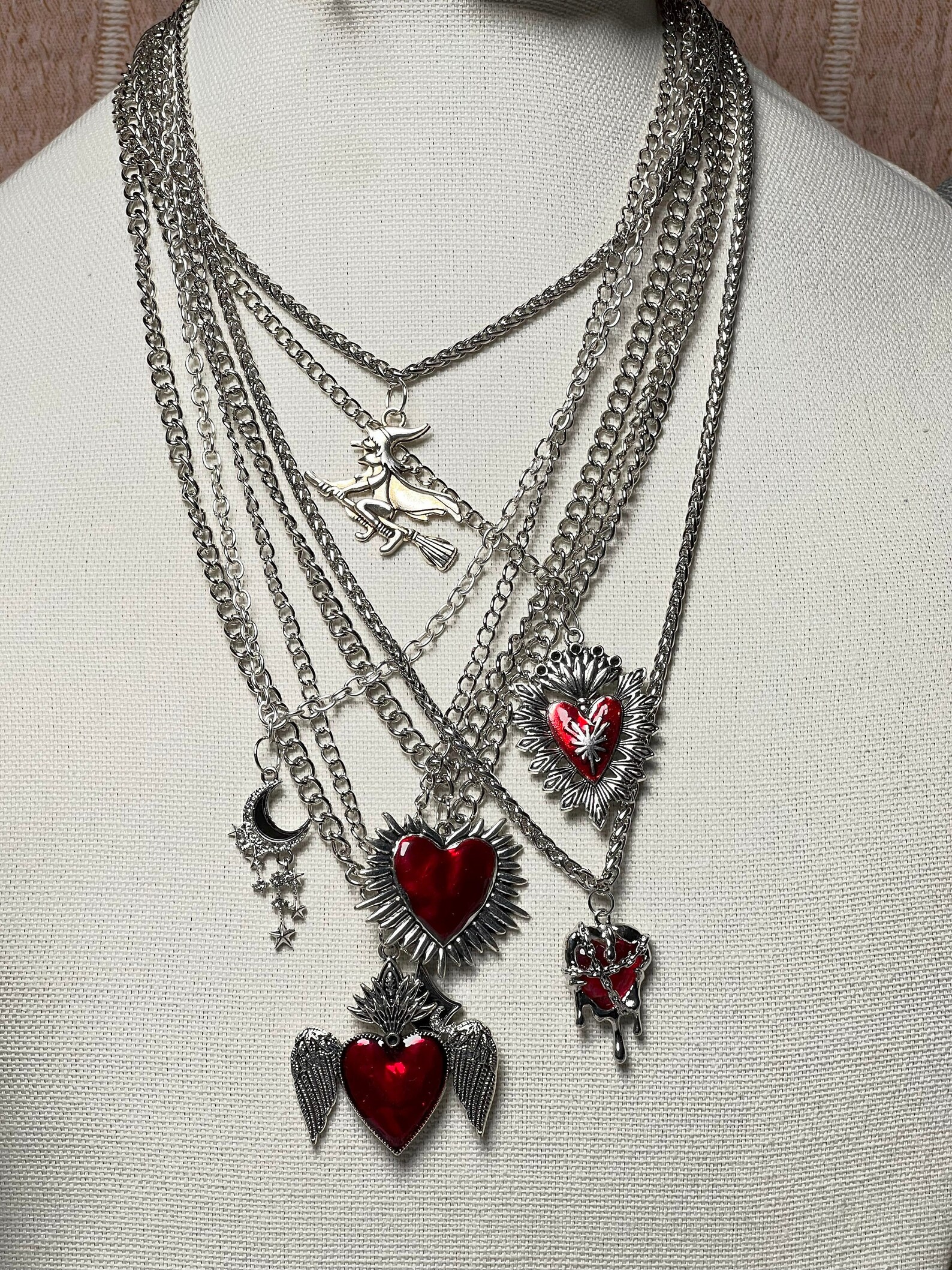 Stunning Horror Themed Pendant Necklaces- Different Styles - Etsy