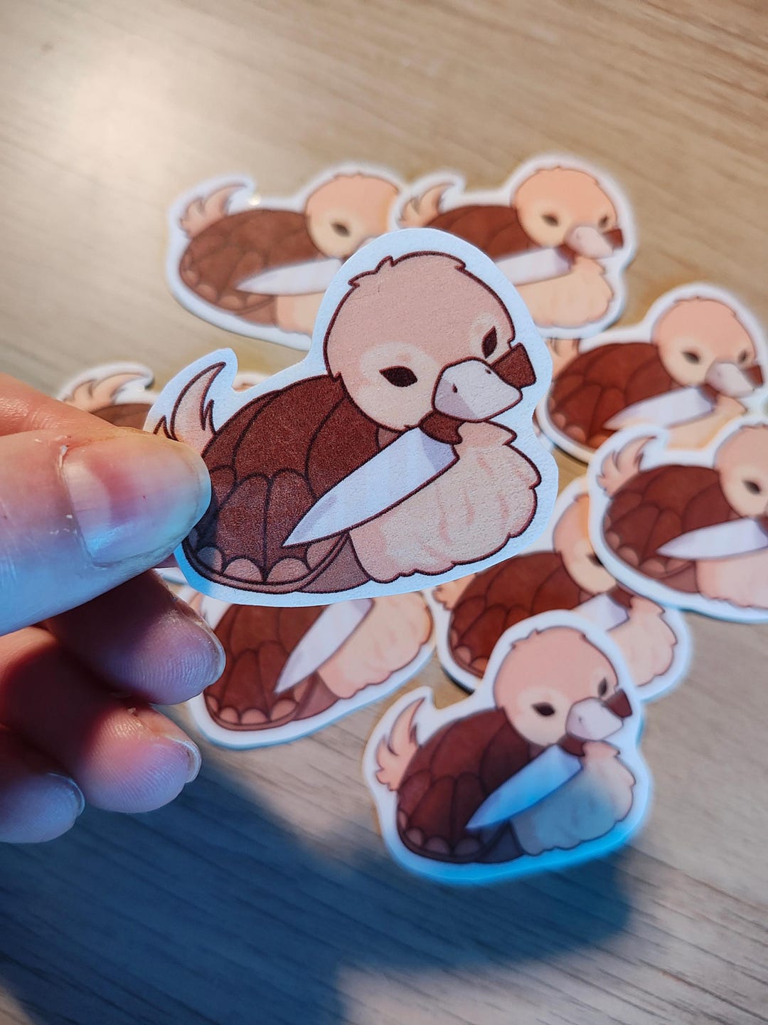 Duck Turtle With Knife Sticker AANG ZUKO - Etsy