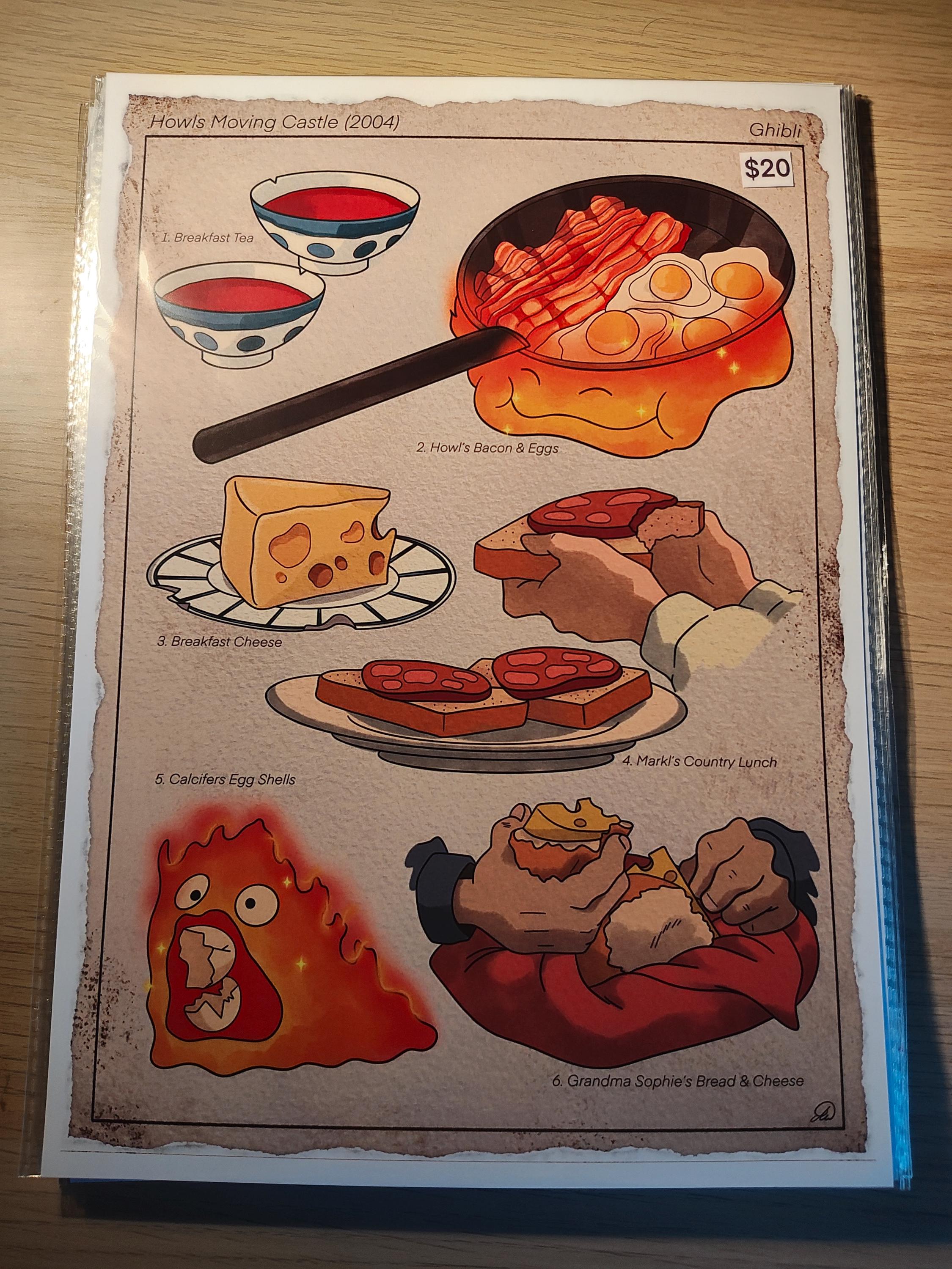 Howls Moving Castle | Ghibli | Vintage Poster | Gaming Botany Vintage ...