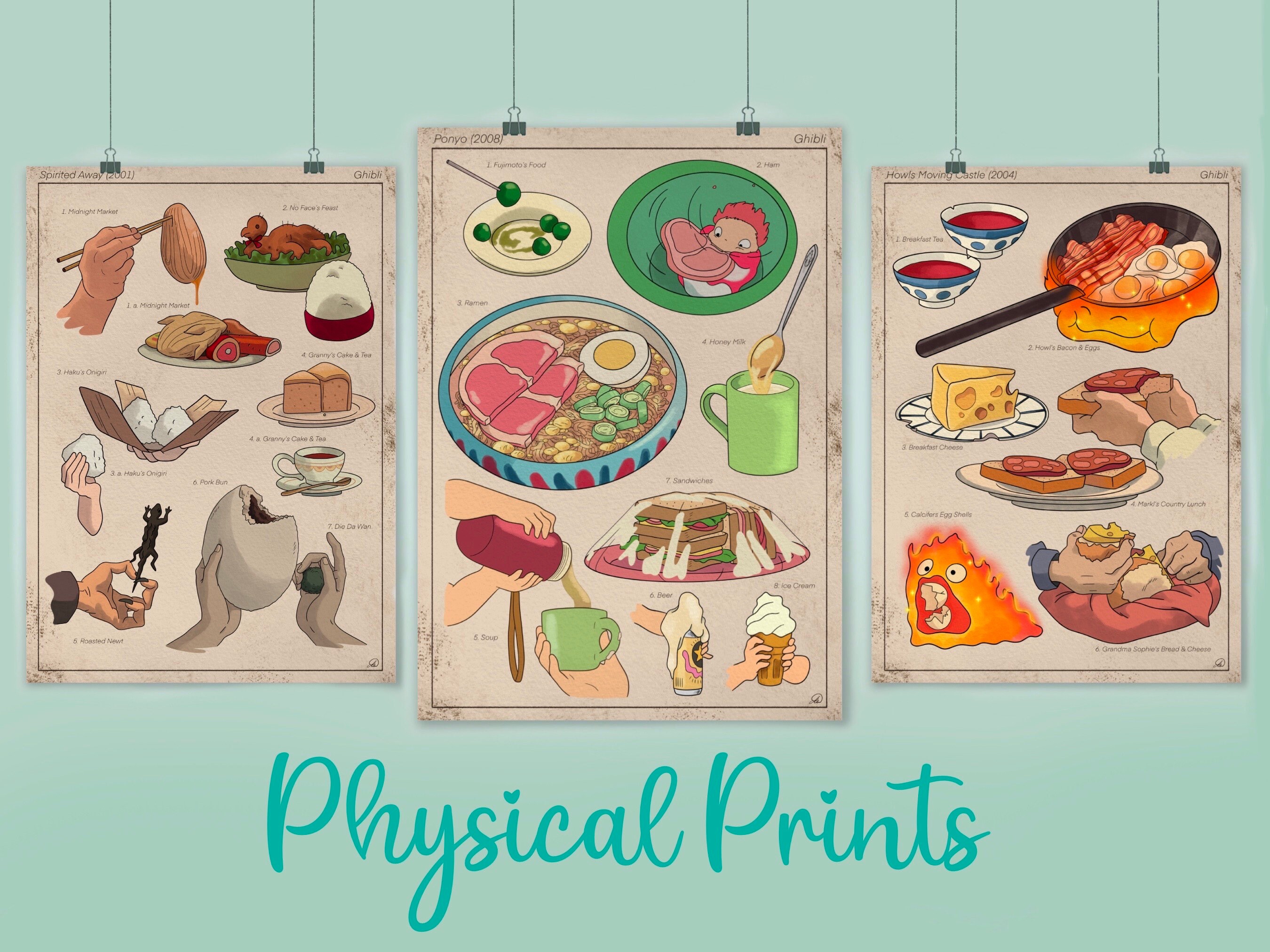 Spirited Away Physicsl Art Print A3 A4 A5 Etsy