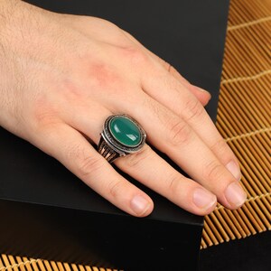 Jade Ring, Jade Ring for Men, Jade Stone Ring, Gemstone Ring Men ...