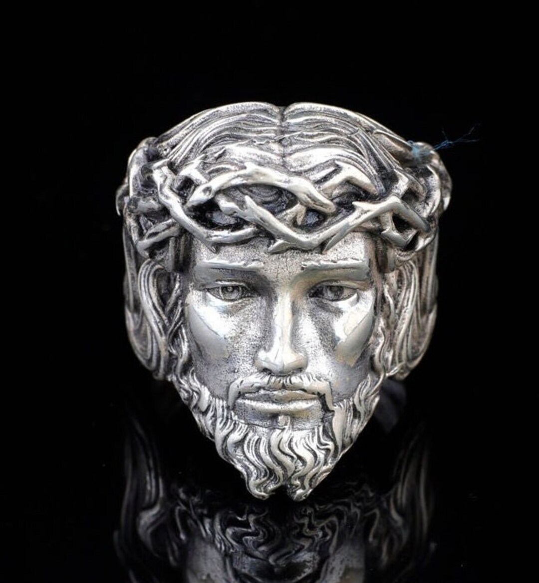 Handmade Sterling Silver Jesus Crown of Thorns Ring - Etsy