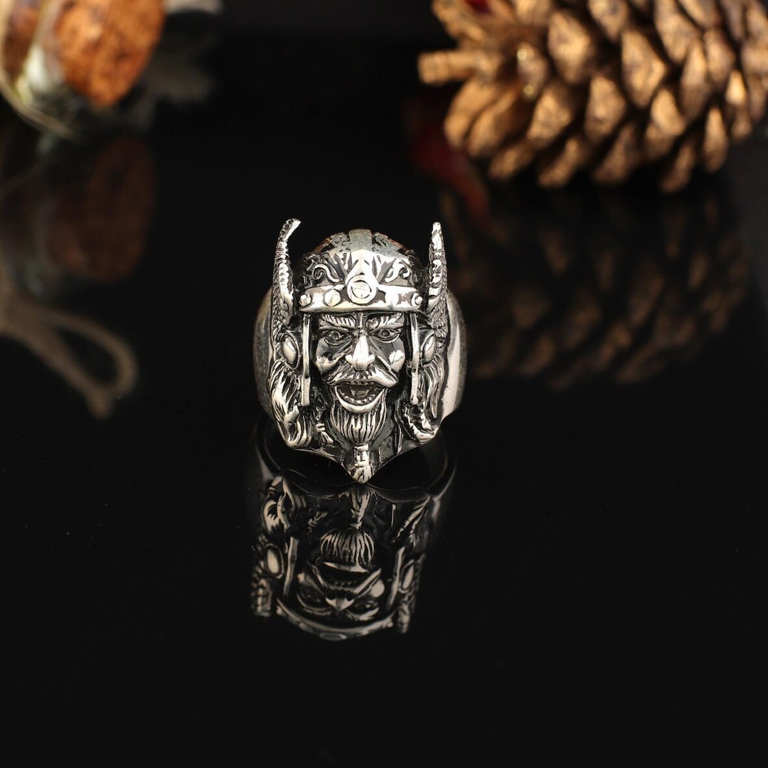 Viking Ring Men, Norse Mythology Ring, Viking Ring Silver, Viking ...