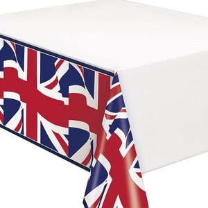 Union Jack , Party Supplies. Sets, Includes Napkins, Plates, Banners ...