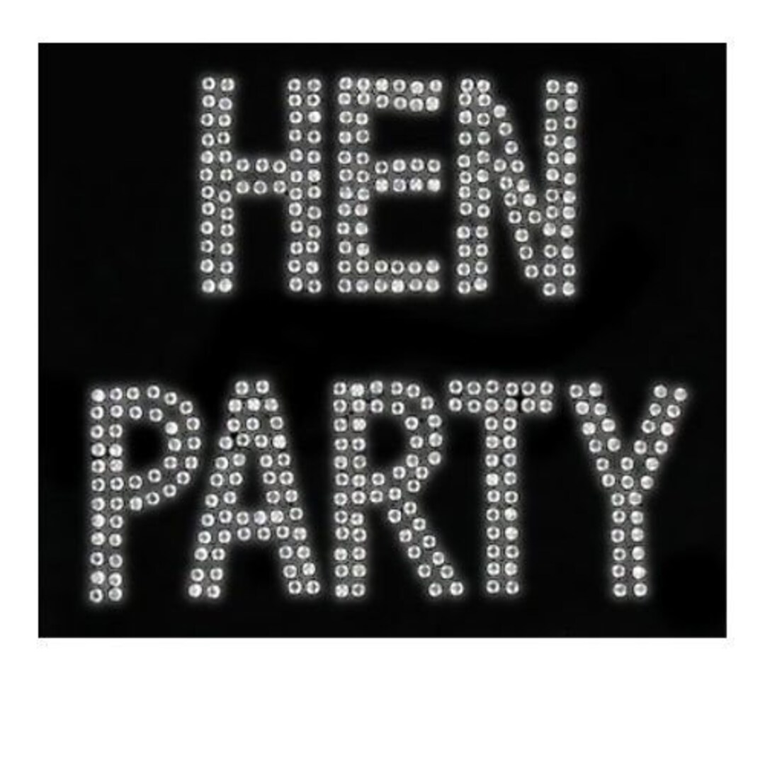 Hen Party Iron on Hen Party Sign for T Shirt, Etc - Etsy