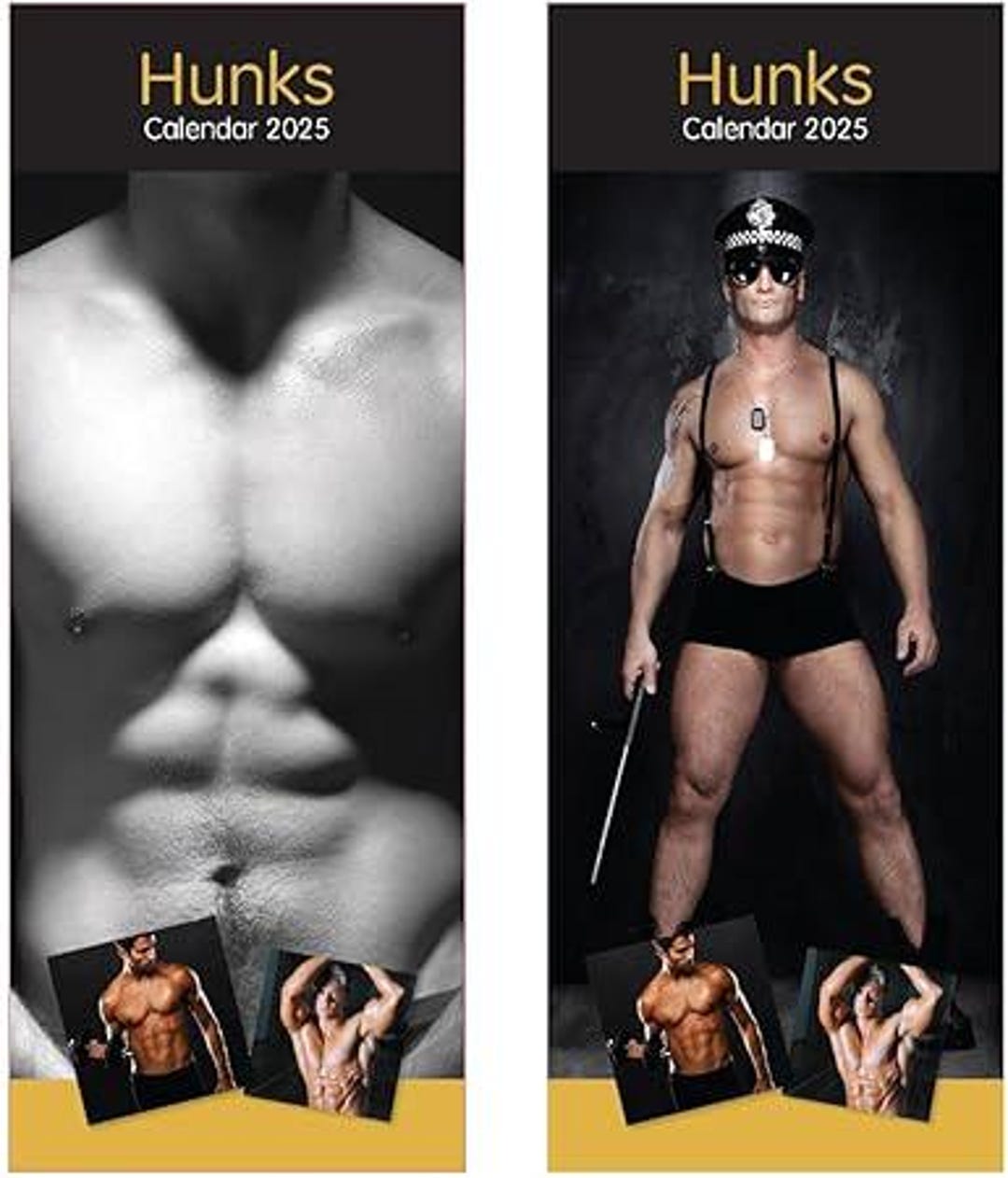 Adult 2025 Slim Calendar - Hot Men, Hunks, 12 Images , 1 per Month - Etsy UK
