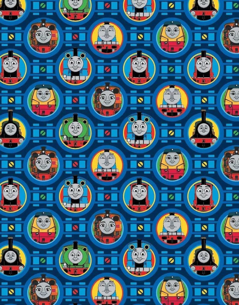 Thomas the Tank Engine Wrapping Paper Roll 4 Meter X 69cm - Etsy