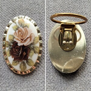 Vintage Hinged Scarf Clips Selection 1940s Scarf Rings 1950s 1960s - Etsy