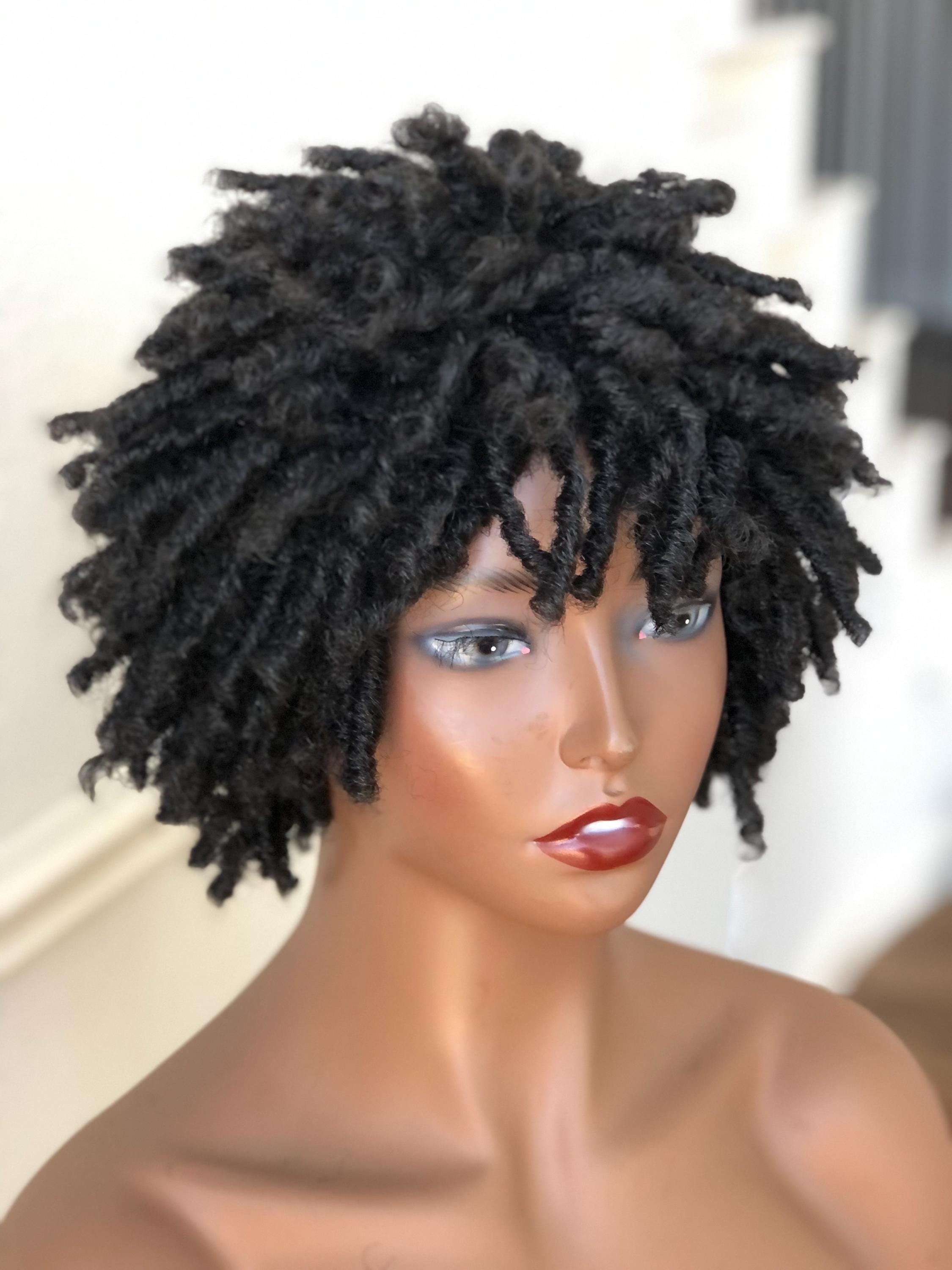 Short Dreadlock Wig Braided Wig, Dreadlock Braid Wigs for Black Men and ...