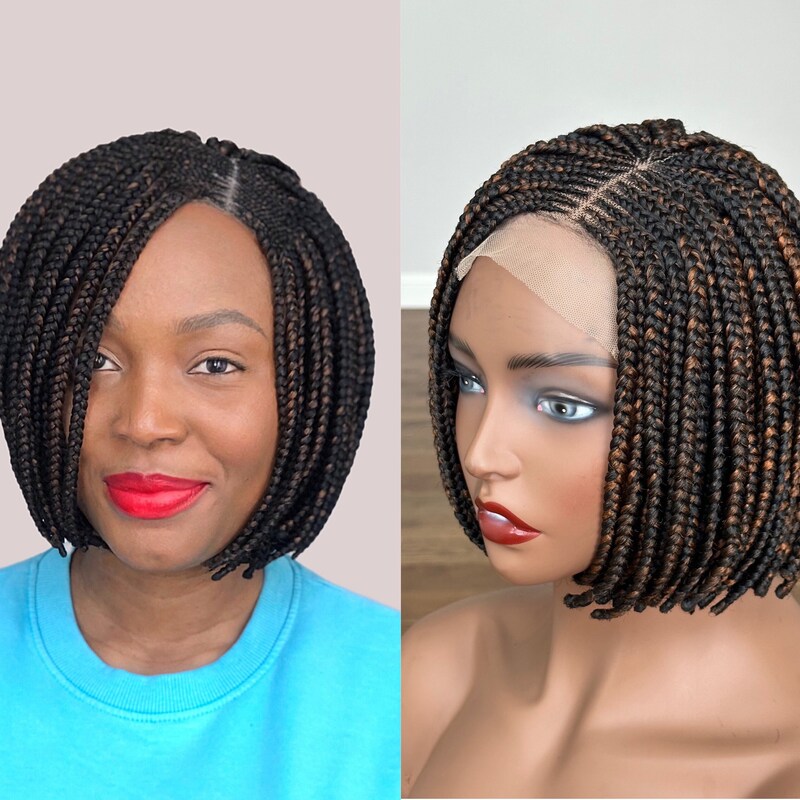Short Braided Wig - Etsy