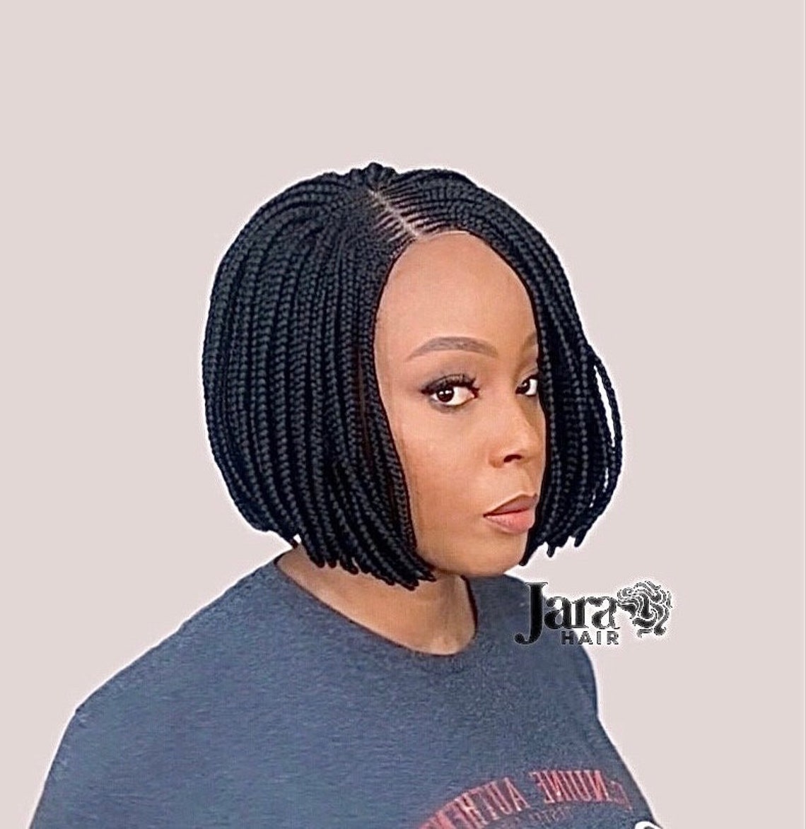 Bob Braided Wigs, Handmade Braided Bob Wig 8/10 Inch, Short Bob Braid ...