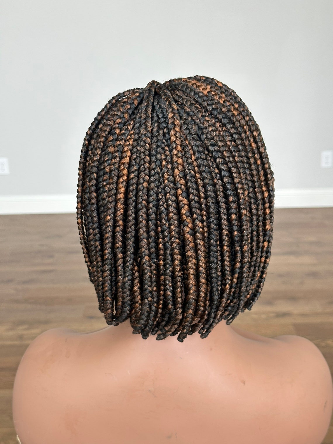 BOB Braided Wig | Bob Braid Wig | Lace Closure Bob Braided Wig | Side ...