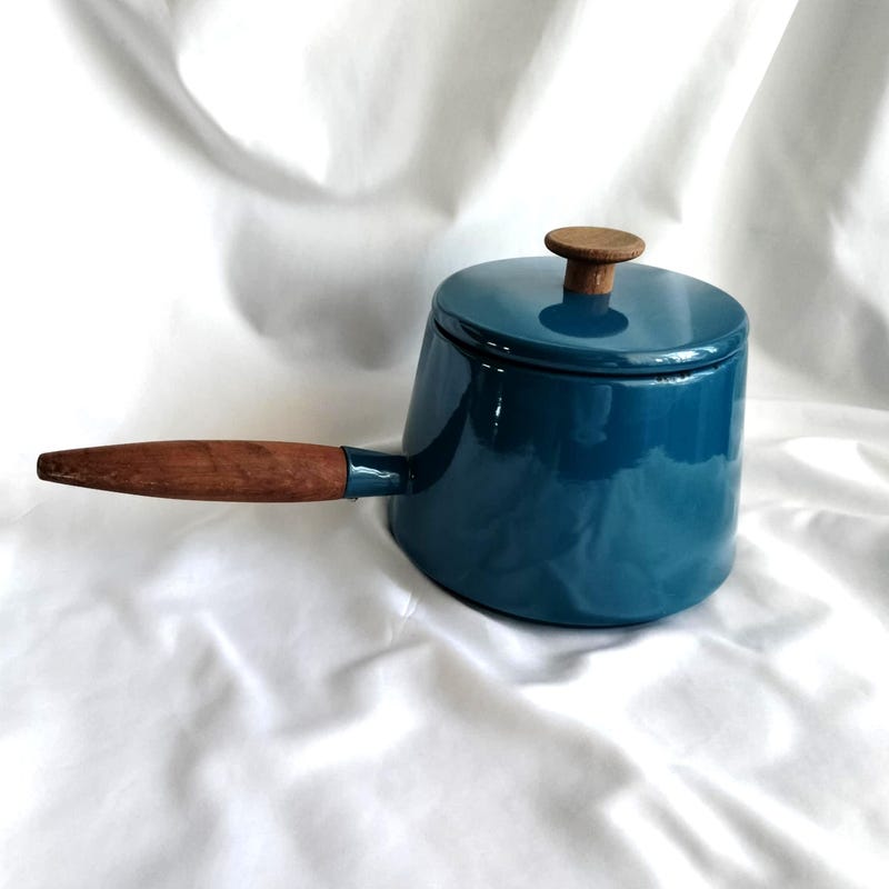 Vintage Fondue Set Blue - Etsy