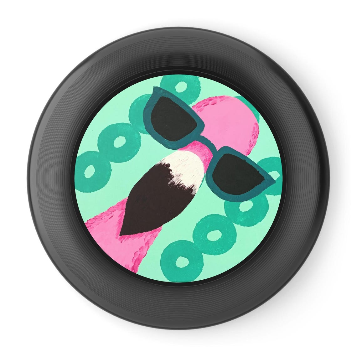 Flamingo Wham-o Frisbee - Etsy