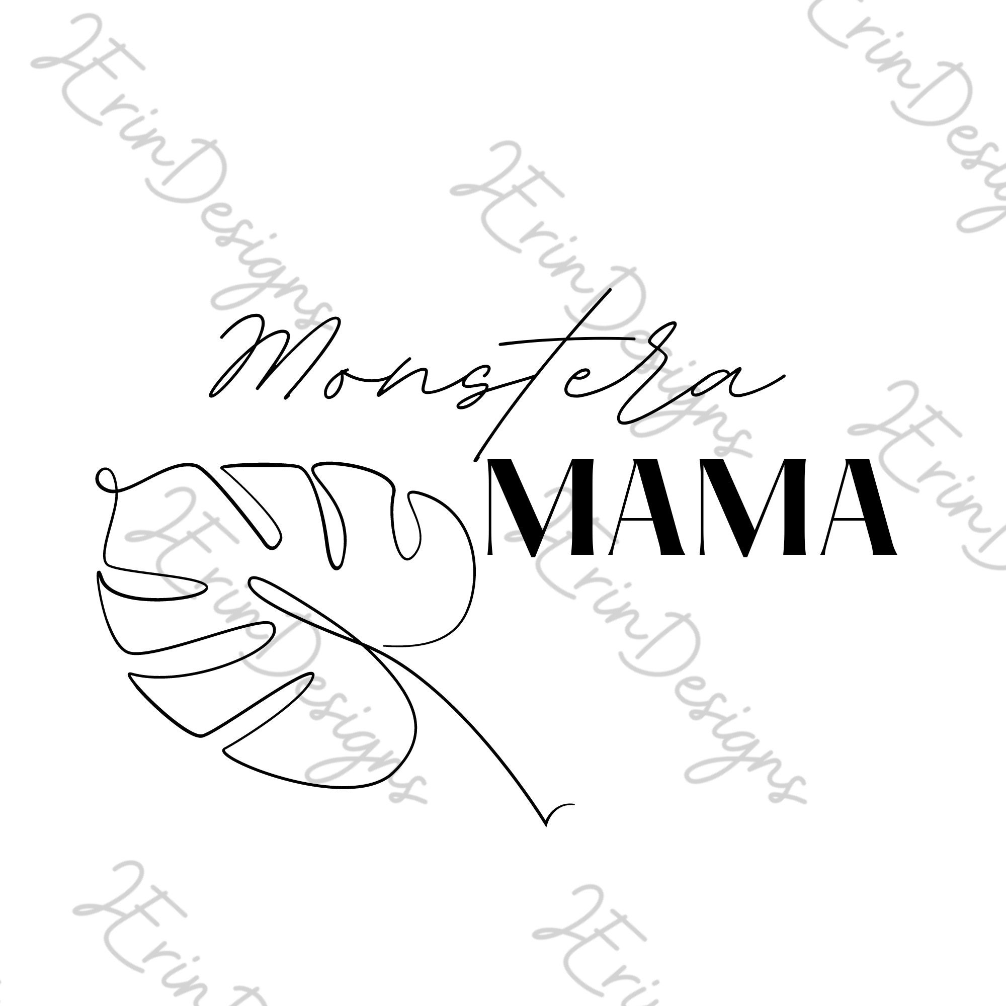 Monstera Mama | Digital Download | SVG PNG JPG - Etsy