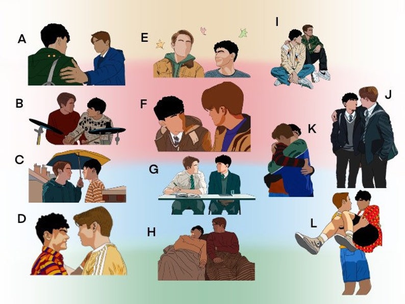 Heartstopper birthday Card Nick Nelson Charlie Spring - Etsy