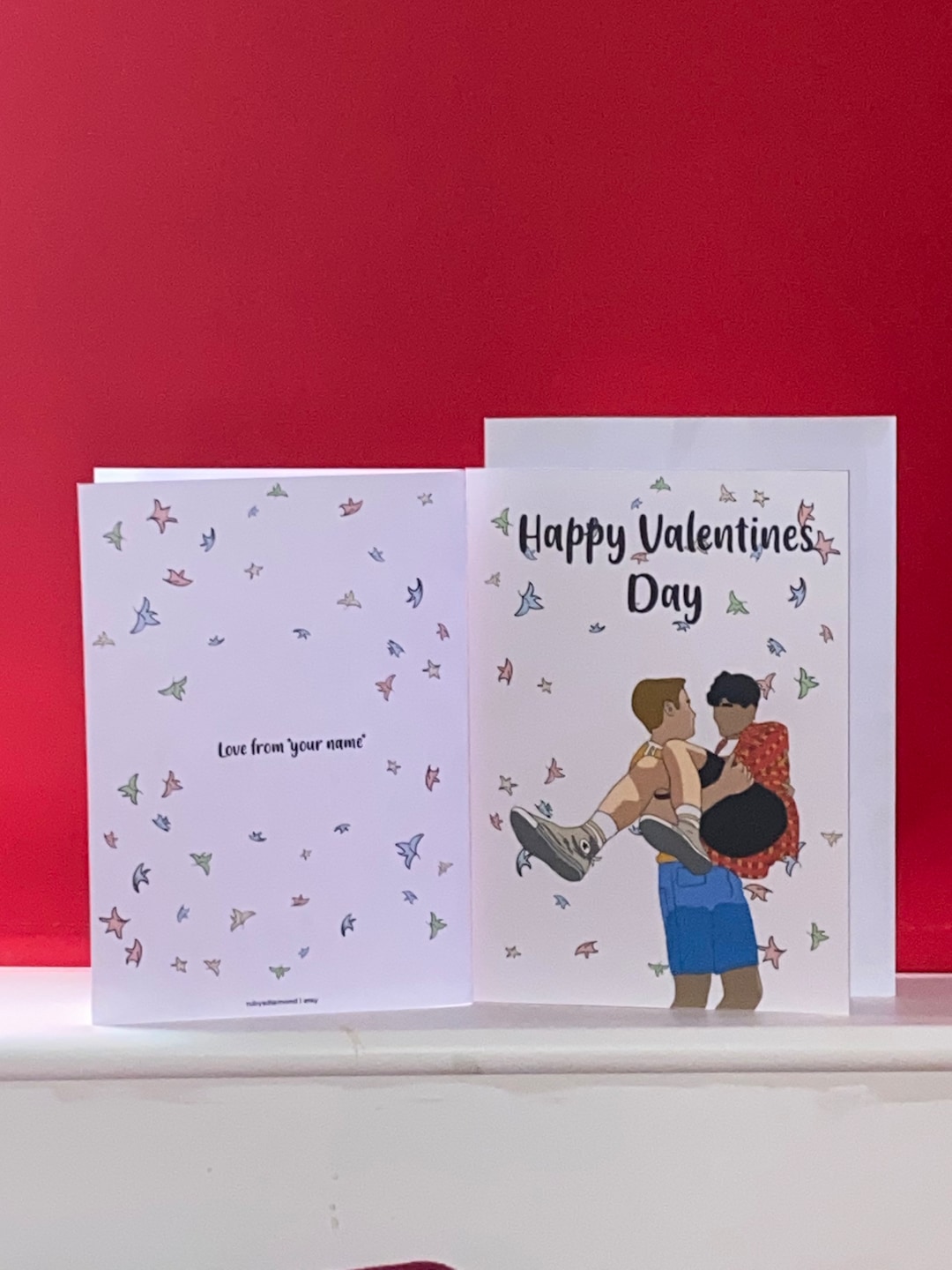 Heartstopper valentines Day Cards 12 Designs to Choose From Customise ...