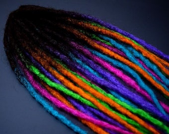 Rainbow Hair Dreads - Etsy