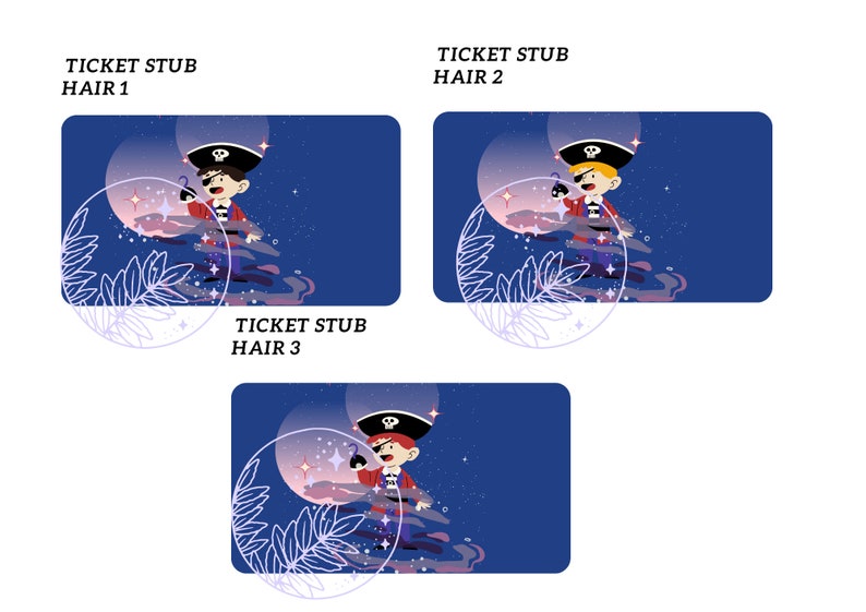 Bibbidi Bobbidi Boutique Pirate Night Commemorative Ticket - Etsy