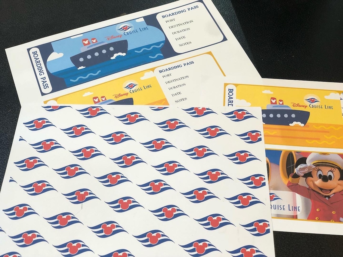 Disney Cruise Boarding Passes for Commemoration or Surprises - Etsy