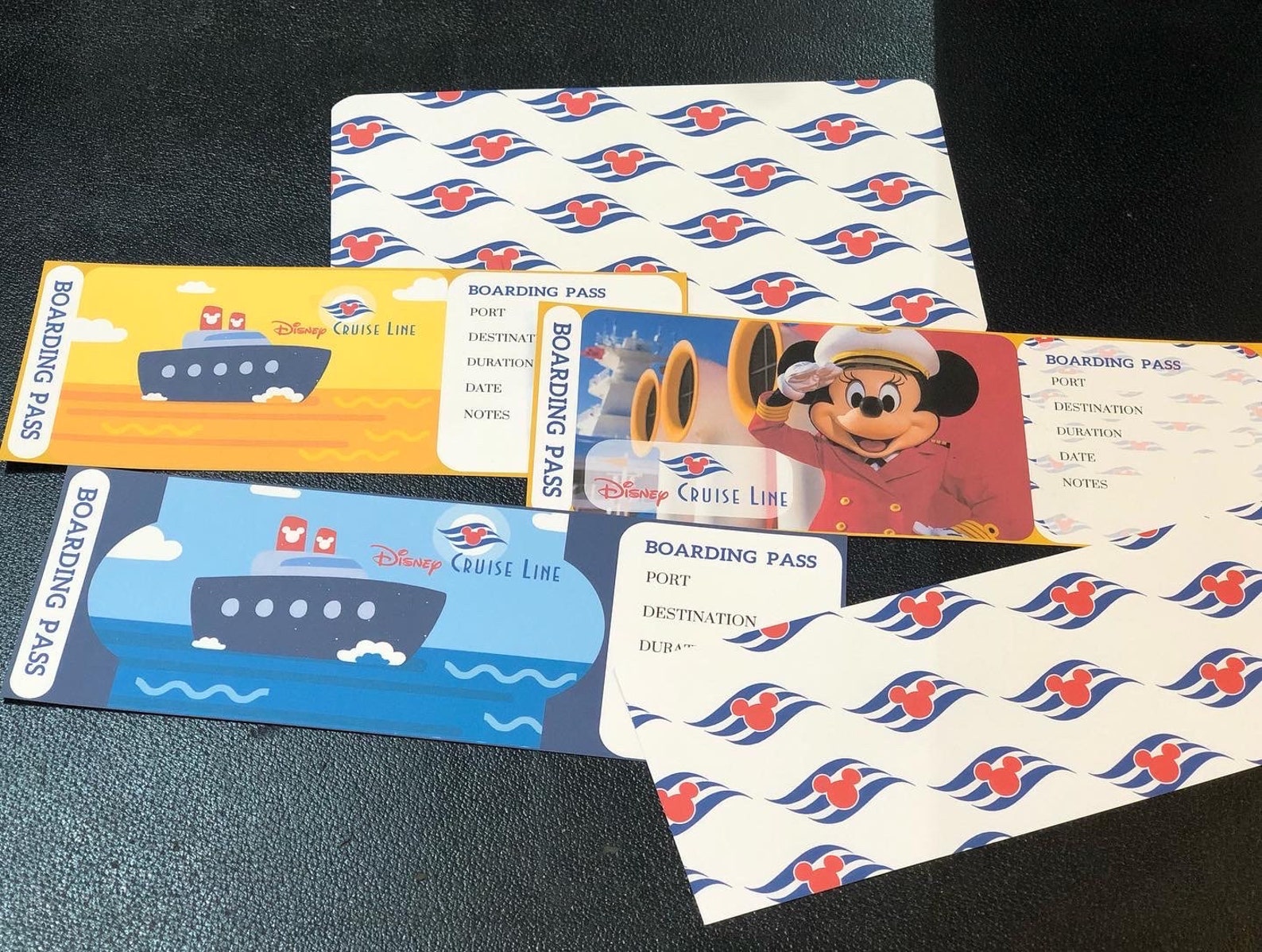 Disney Cruise Boarding Passes for Commemoration or Surprises - Etsy
