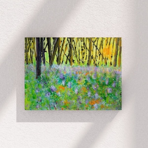 Four Seasons Art, Spring, Summer, Autumn, Winter, Acrylic Painting ...
