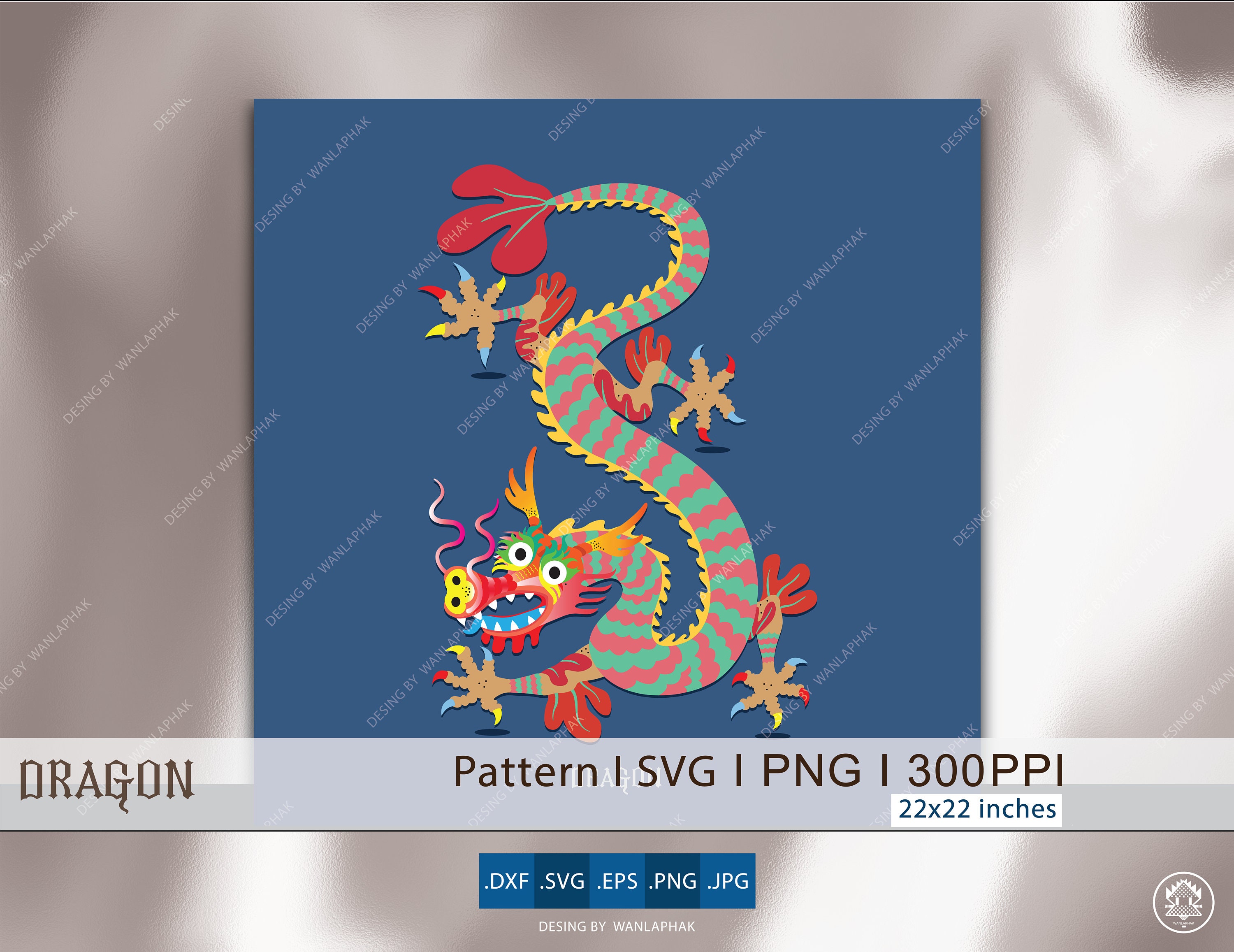 Dragon Chinese Dragon SVG Chinese Dragon Vector Sublimation PNG Dragon ...