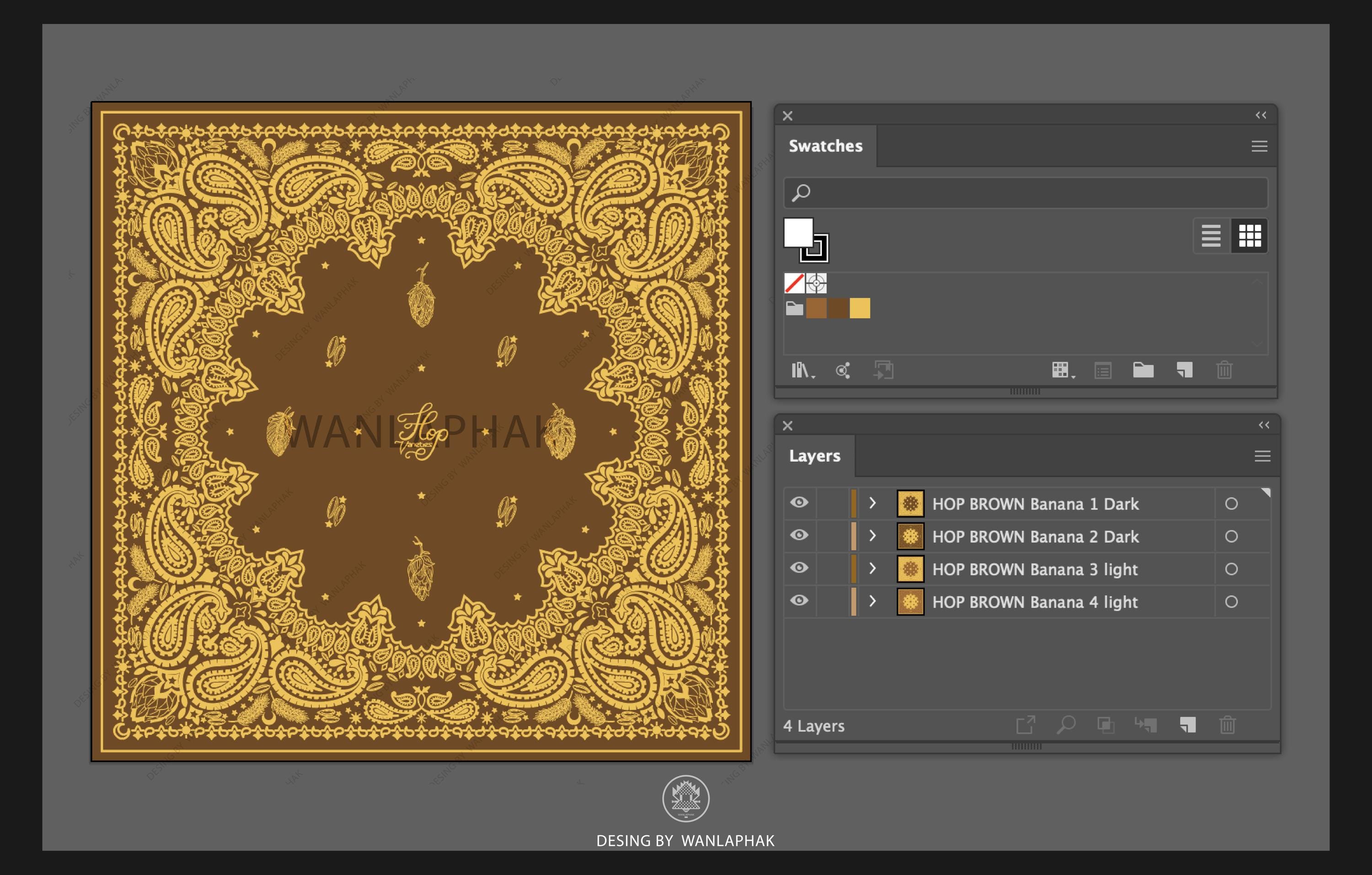 Bandana Pattern I SVG. Digital Art SVG I PNG I Digital Cut File ...