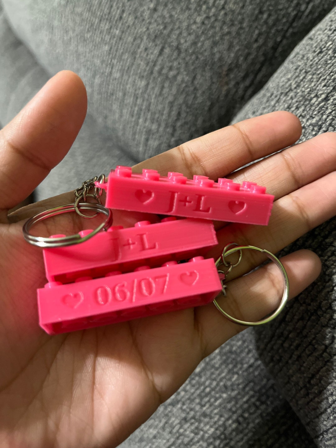 Custom Lego Brick/keychain - Etsy