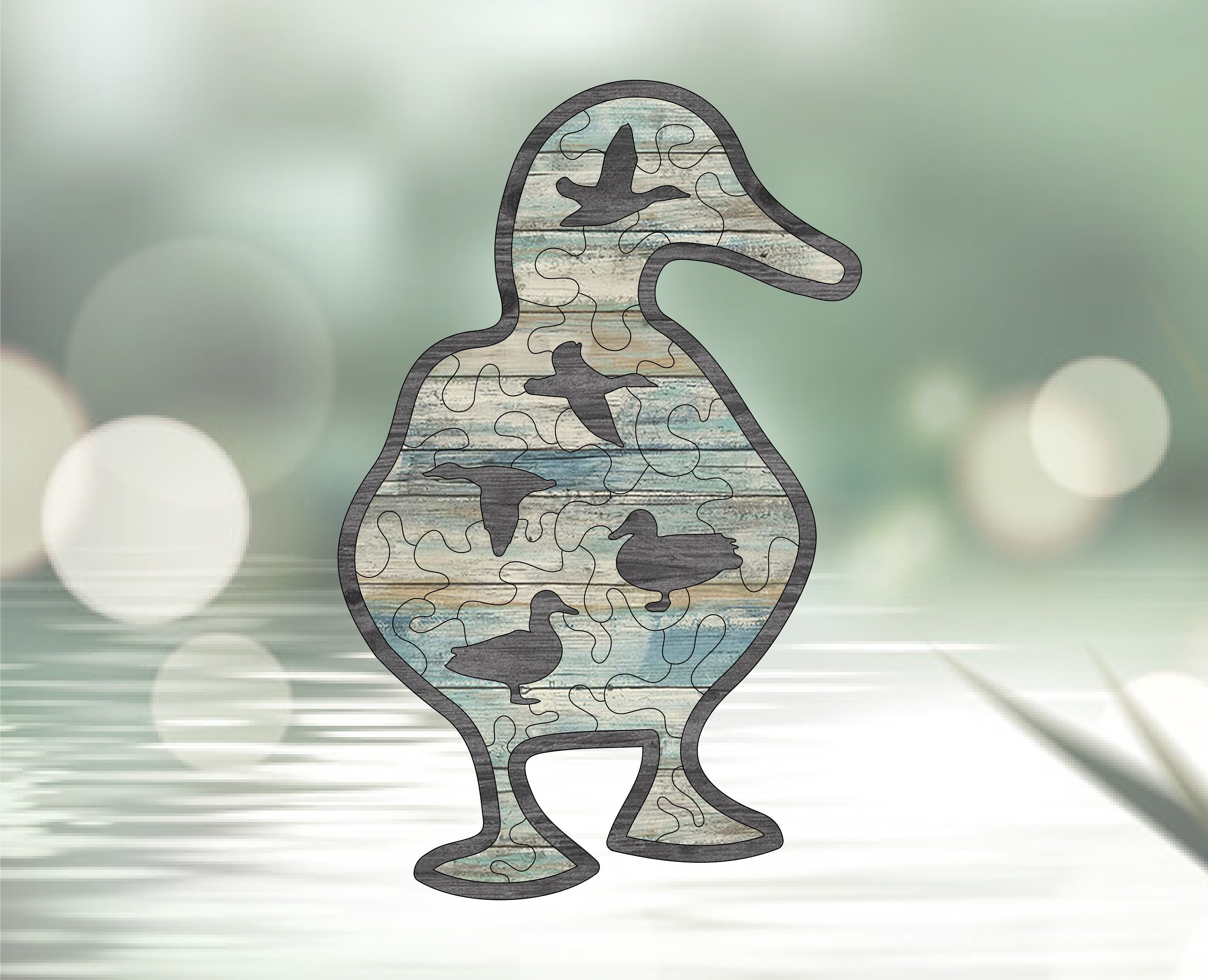 Duck Puzzle Laser Cut File DIGITAL FILE ONLY - Etsy