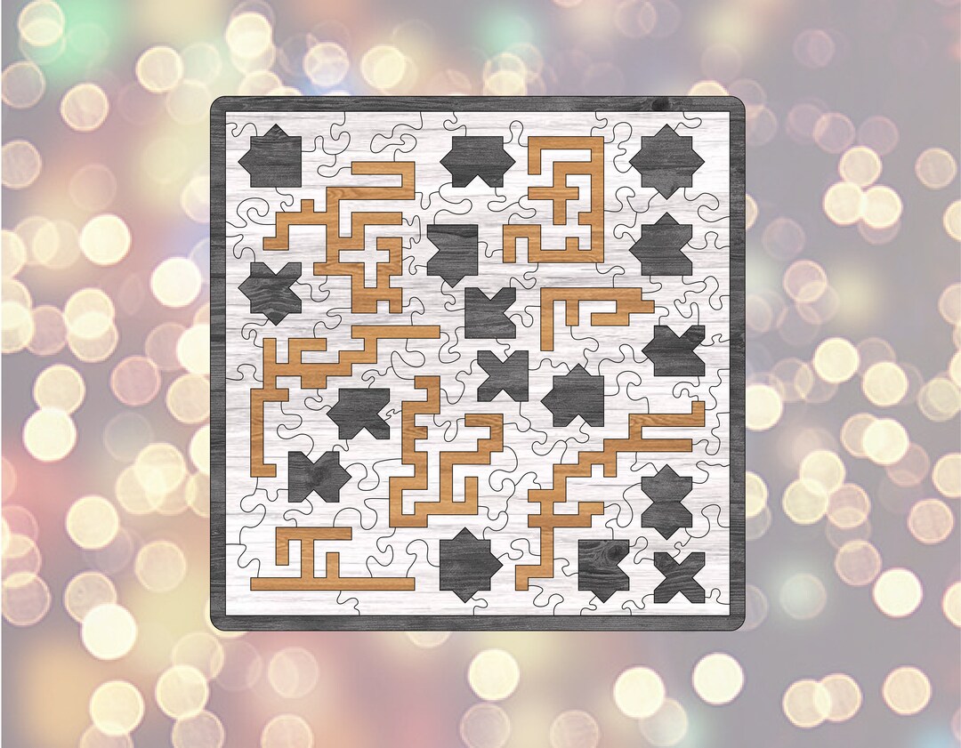 Triple Puzzle Laser Cut File DIGITAL FILE ONLY - Etsy