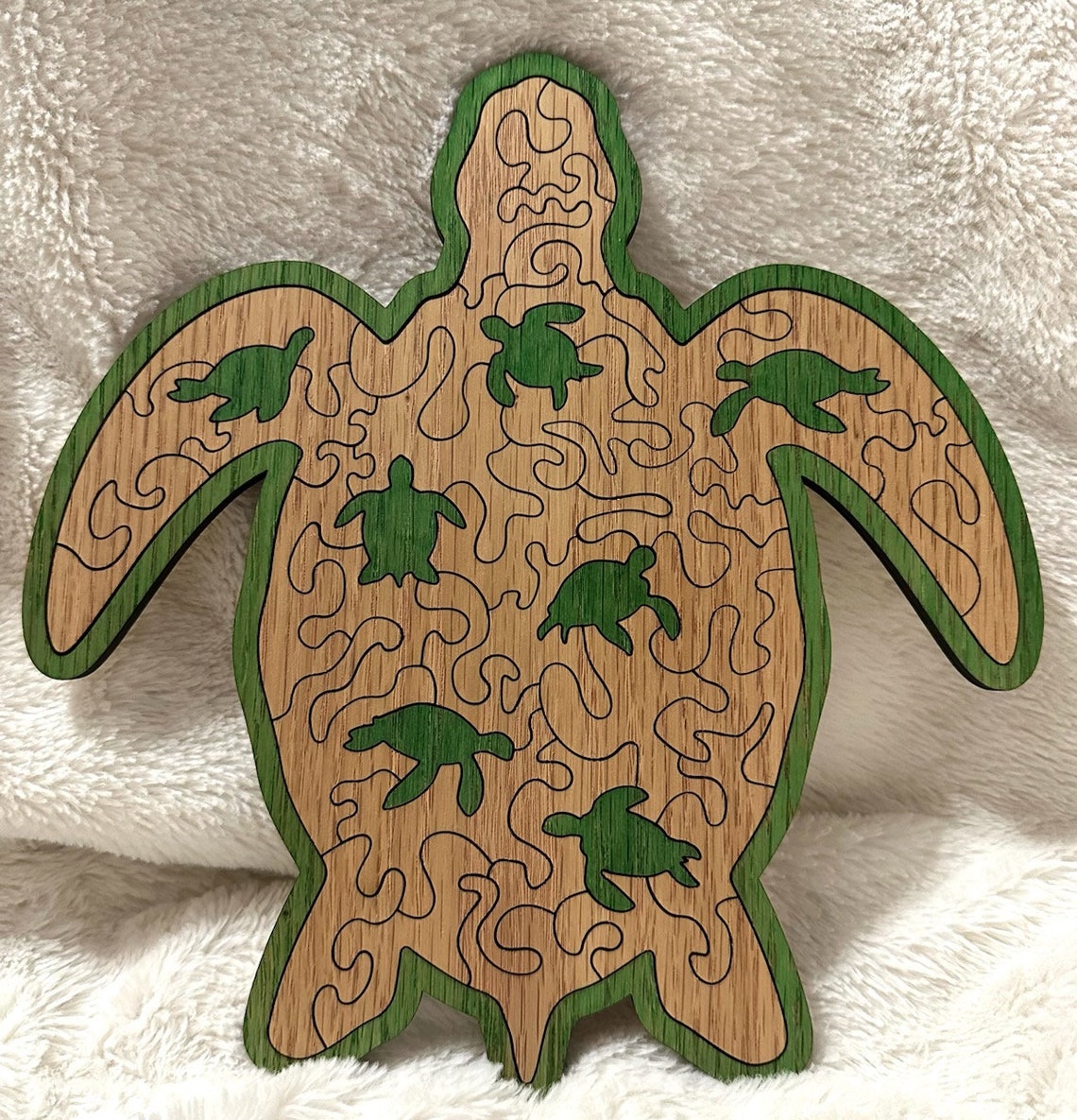 Sea Turtle Puzzle Laser Cut File DIGITAL FILE ONLY - Etsy