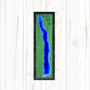 Torch Lake Map Laser Cut File DIGITAL FILE ONLY - Etsy